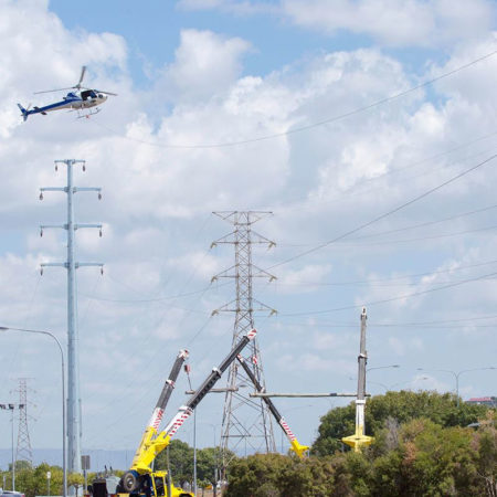 Ergon Energy | Meridian Helicopters | Aerial Platform | Precision Lifts ...